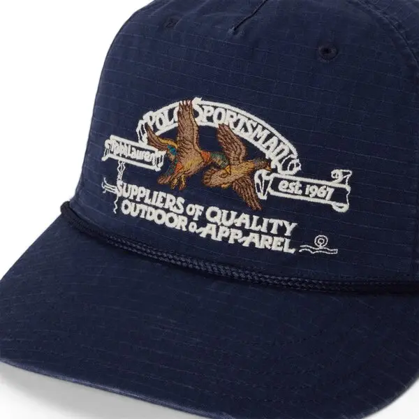 Ralph Lauren Polo Sportsman Ripstop Cap - Newport Navy | Editorialist